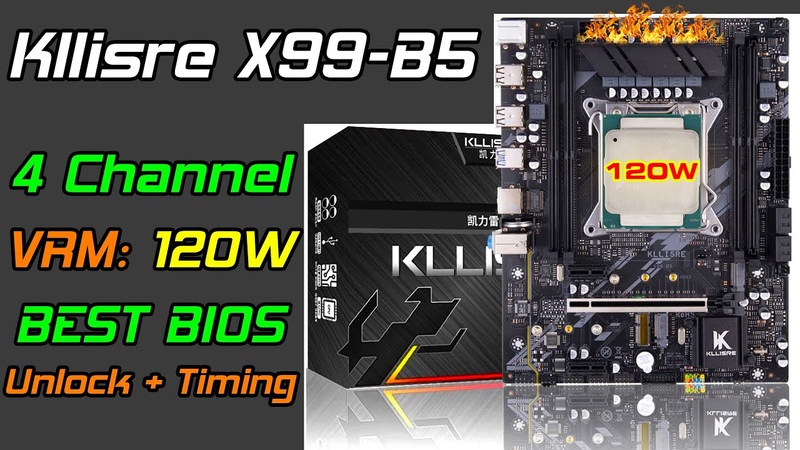 Kllisre X99-B5 VER:1.1 - новый ТОП бюджетного сегмента Неплохой VRM, 4 канала ОЗУ DDR4 всего за ...